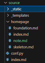 Building Skeleton of Homepage — Rein's Homepage